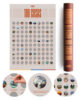 100 Cosas que Hacer | Póster Interactivo con Alcancía – Viajerosdyd