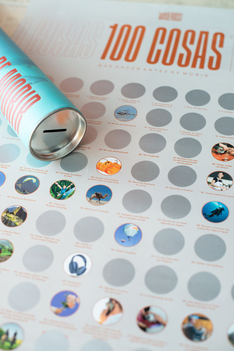 Poster 100 Cosas que hacer Antes de Morir – Viajerosdyd